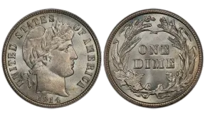 1914 Barber Dime Value: How Much Is Yours Worth?