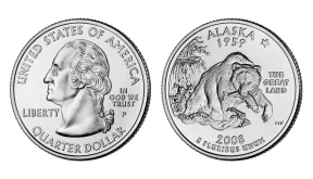 2008 Alaska Quarter Value, Errors, and History — The Spitting Eagle ...