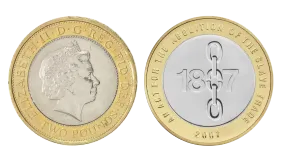 1807 £2 Coin Value: Slave Trade Design, Rarity & Error Guide.